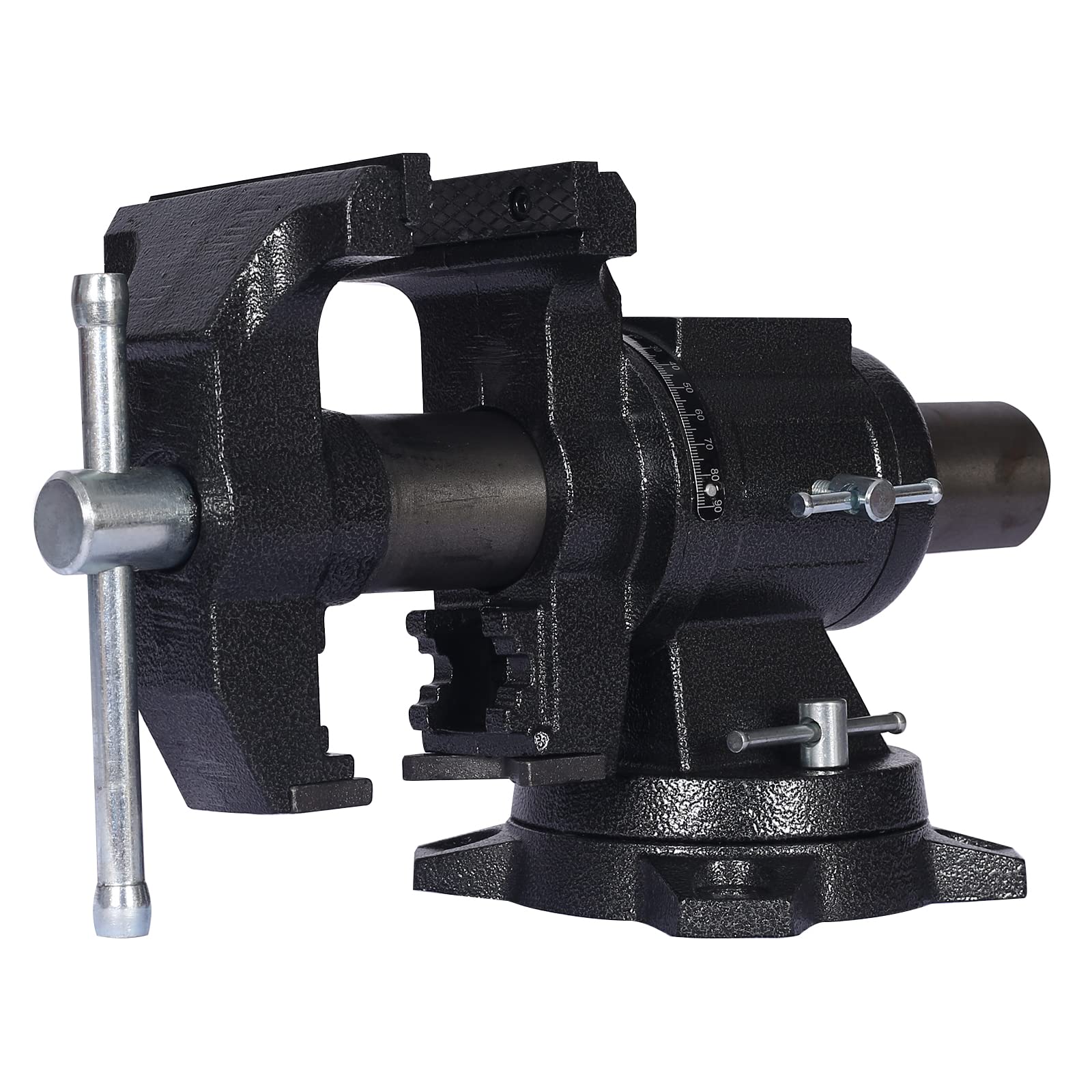 Snapklik.com : 5" Multi-Jaw Rotating Bench Vise, Multipurpose Bench ...
