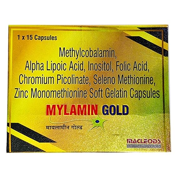 MYLAMIN GOLD - Strip of 15 Softgel Capsules : Amazon.in: Health ...
