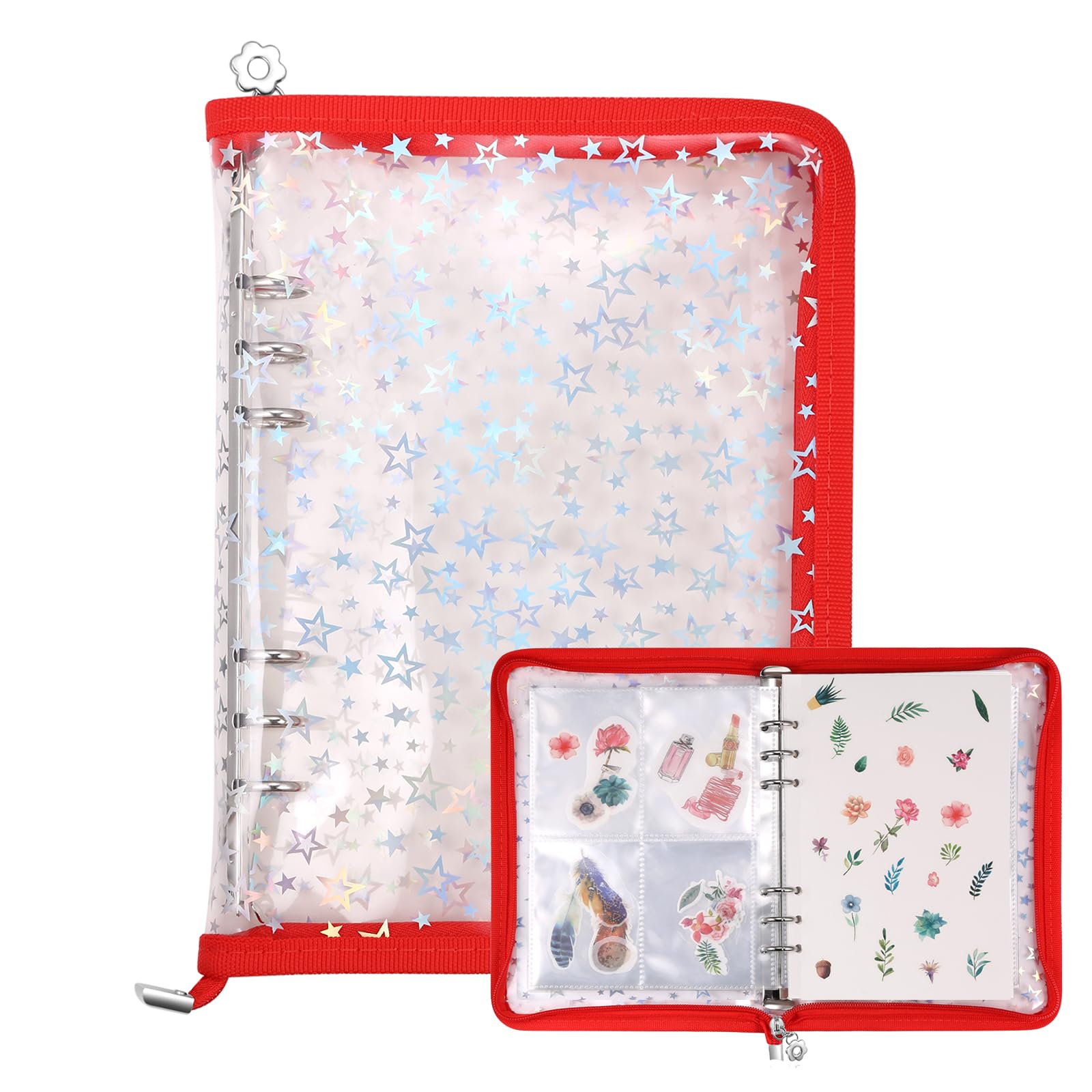 Snapklik.com : MUDOR 4 In 1 Sticker Storage Organizer, Sticker Binder