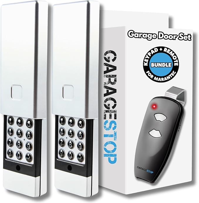 Amazon.com: GARAGE STOP for Marantec Garage Door Keypad & Remote Bundle ...