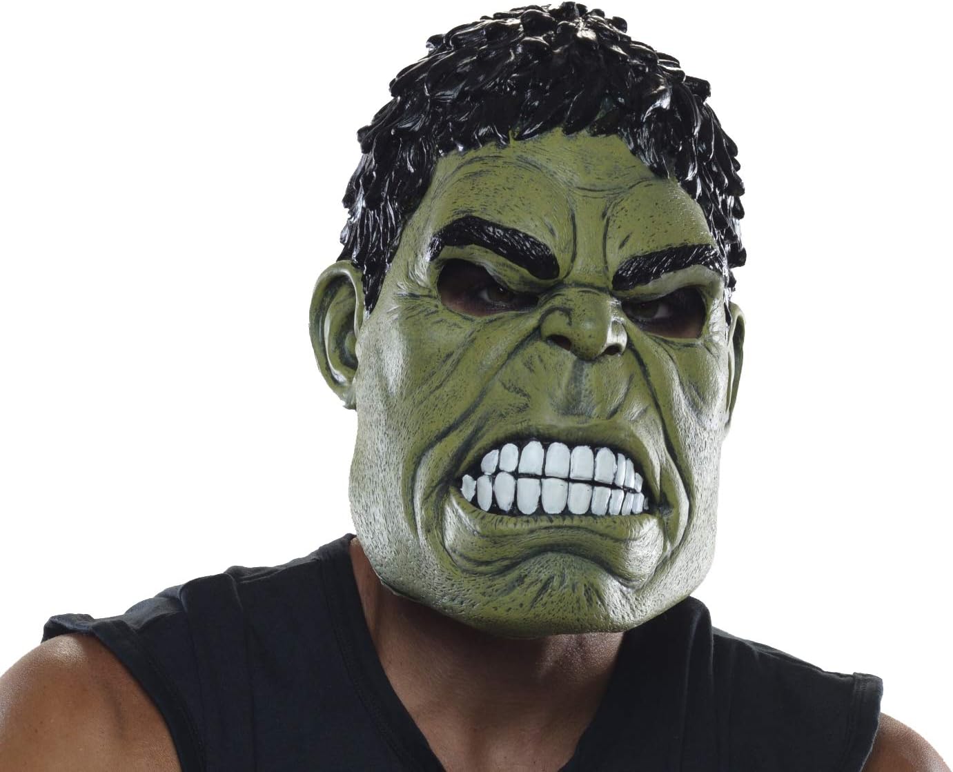 Amazon.com: Rubie's Marvel Avengers: Endgame Adult Hulk 3/4 Mask ...