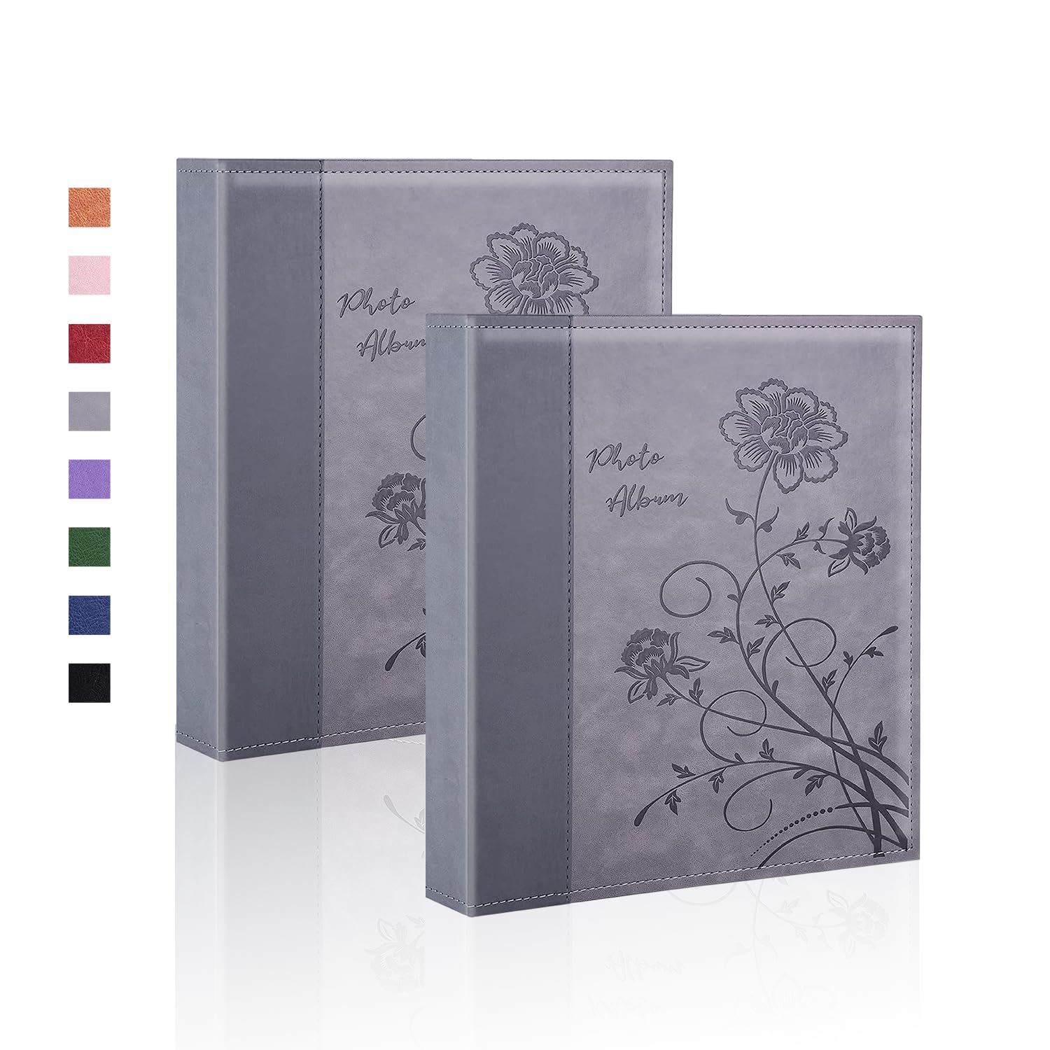 Artmag Small Photo Album 5x7 Photos, 2 Packs Leather Cover Mini Photo ...