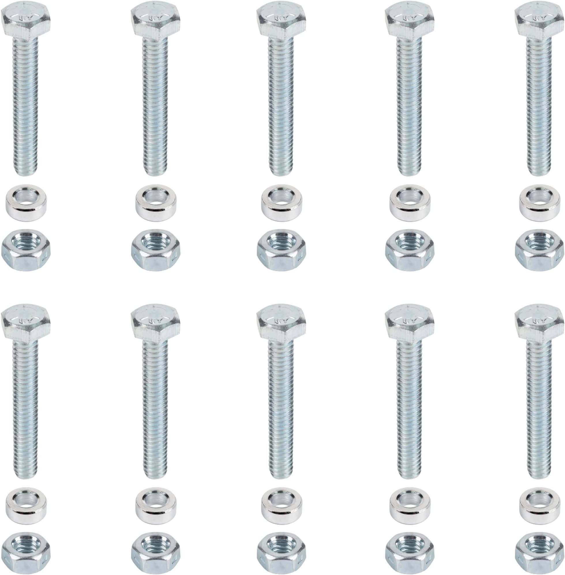 Amazon.com: lasuroa 10 Sets Auger Shear Pins Bolts & Nuts, Snowblower ...