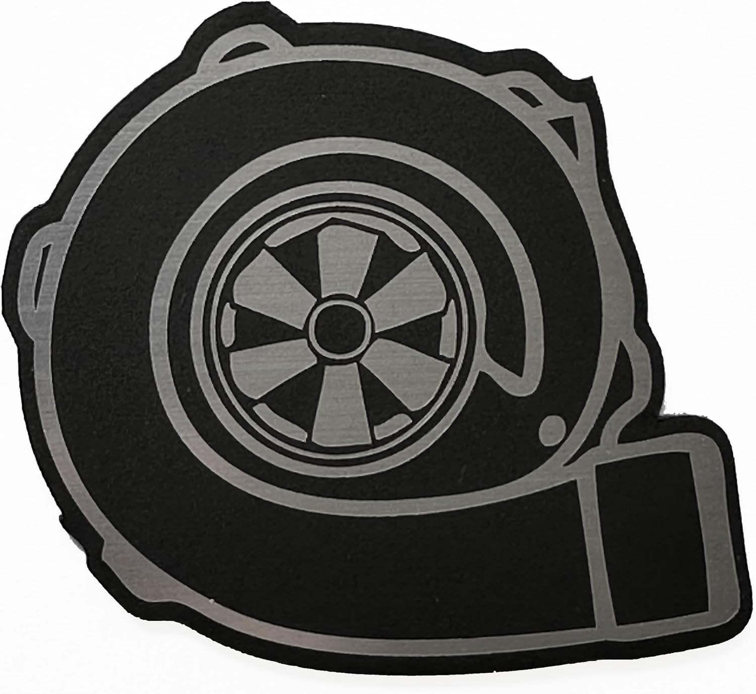 Amazon.com: Turbo Turbocharger Badge Emblem Black Stick-On 3 Inch ...