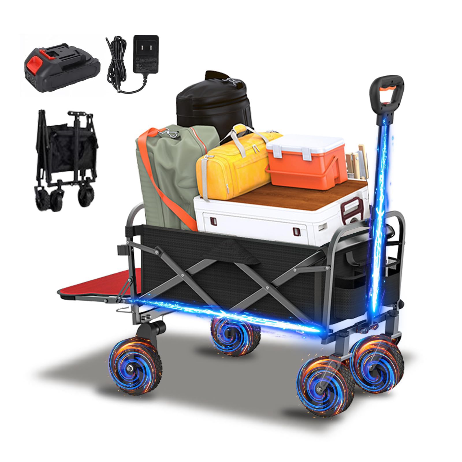 Motorized Work Cart Electric Cargo Trike, Electric Heavy Duty
