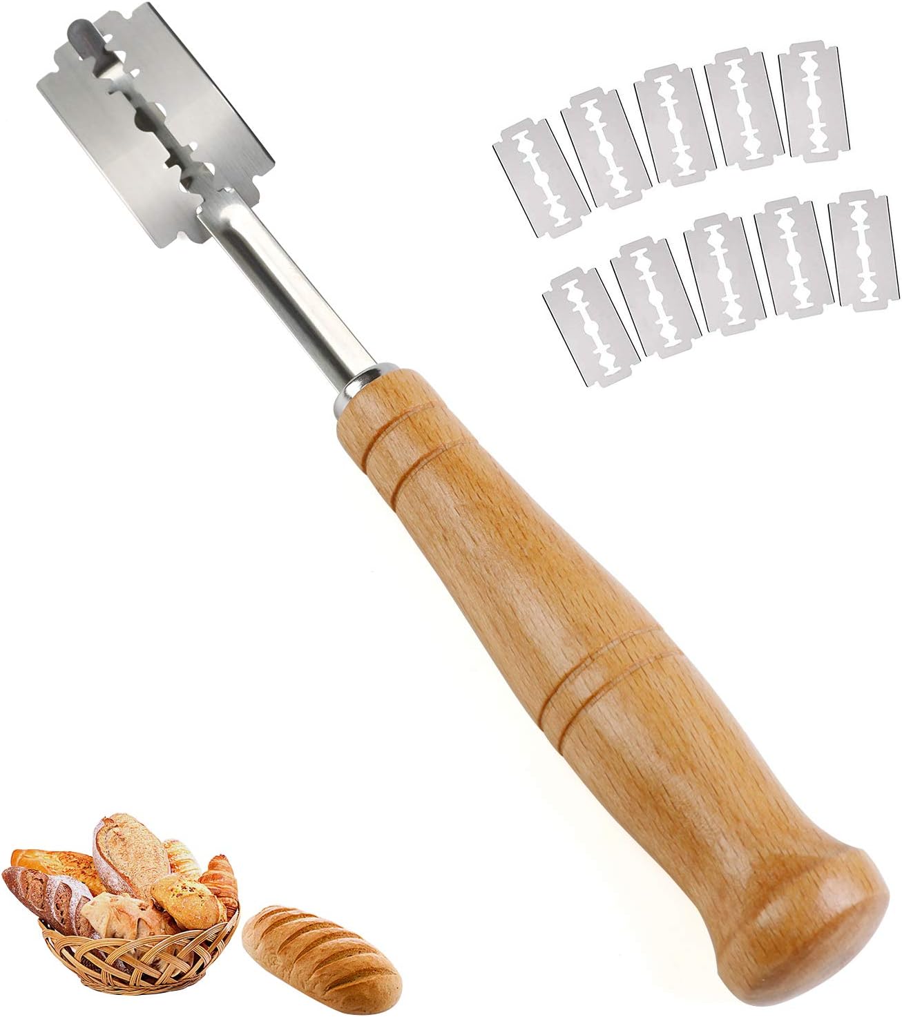 Amazon.com: YellRin Bread Lame Slashing Tool Dough Bread Bakers Scoring ...
