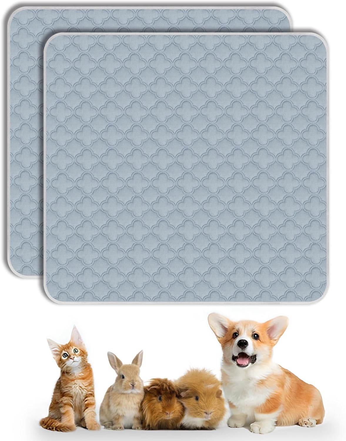 Amazon.com: FunFurry Washable Pee Pads for Dogs - 2 Pack Reusable Pee ...
