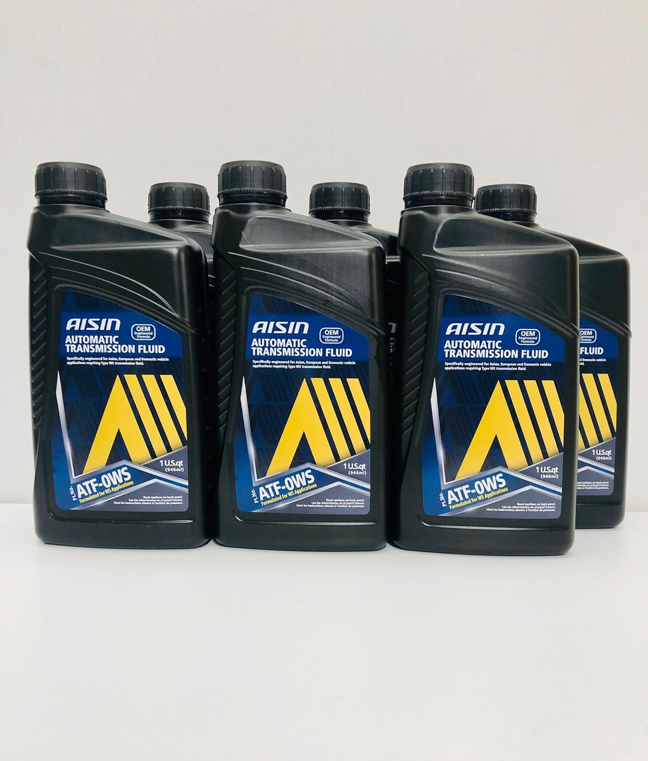 GENUINE AISIN AUTOMATIC GEARBOX OEM ATF WS OIL AUTOMATIC TRANSMISSION FLUID (6 LITRE) : Amazon ...