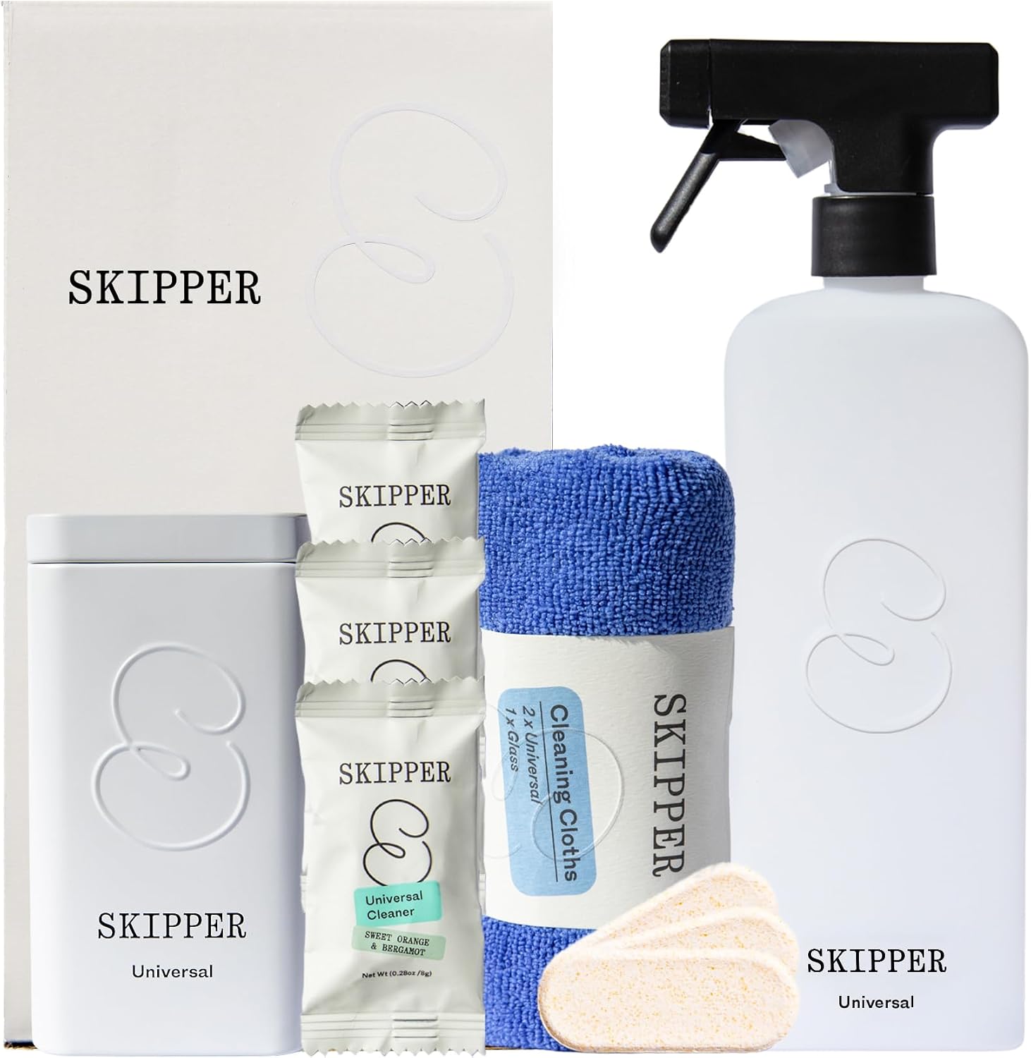 Amazon.com: Tirtyl Skipper Multi-Surface Starter Kit - 3 Refills + 3 ...