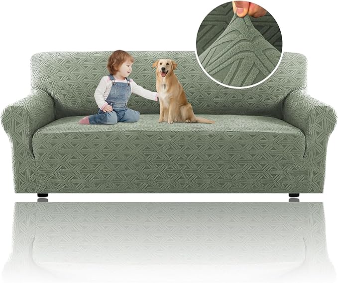 Amazon.com: H.VERSAILTEX Extra Large Sofa Covers for 3 Cushion Couch ...