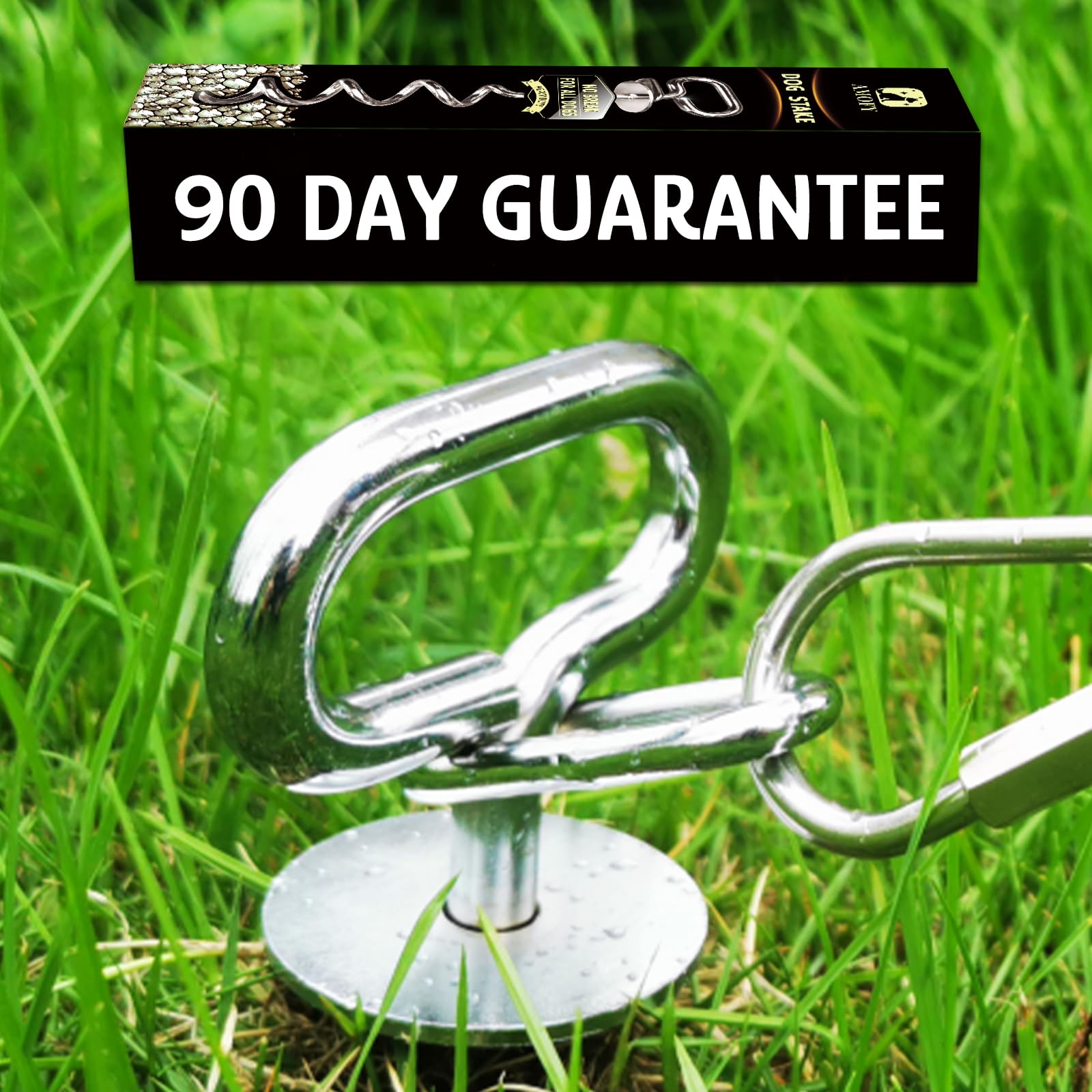 Amazon.com: 【90 Day Guarantee】 Heavy Duty Dog Tie Out Stake, No Break ...