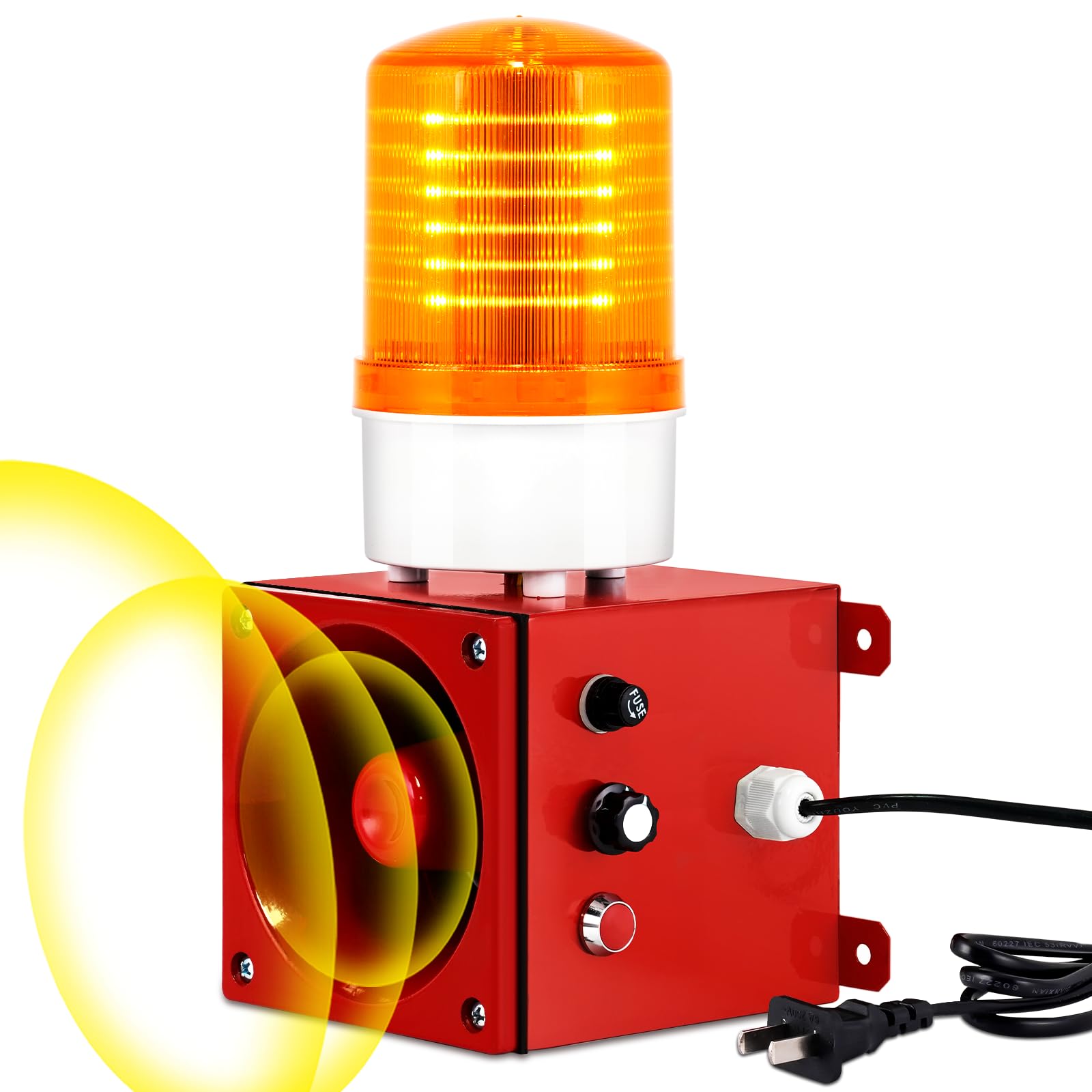 Amazon.com: Saladulce Industrial Siren Alarm Outdoor Alarm Siren with ...