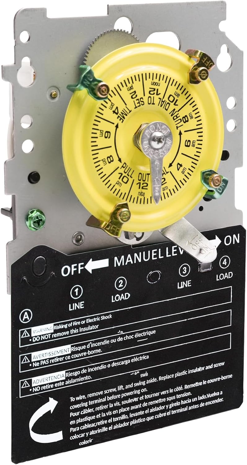 Amazon.com: T104M Electromechanical Timer Switch Versatile Scheduling ...