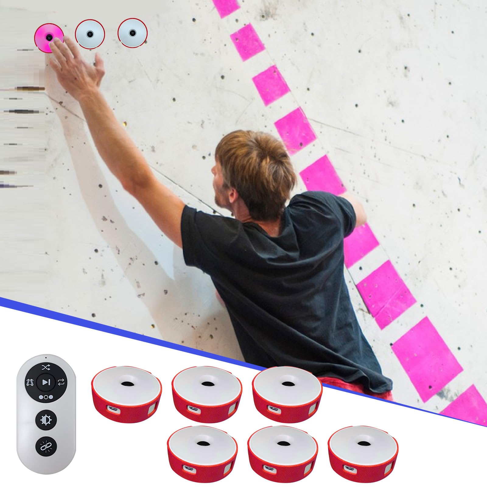 Snapklik.com : 6Pcs/Pk Agile Reaction Training Lamp Set, Reaction ...