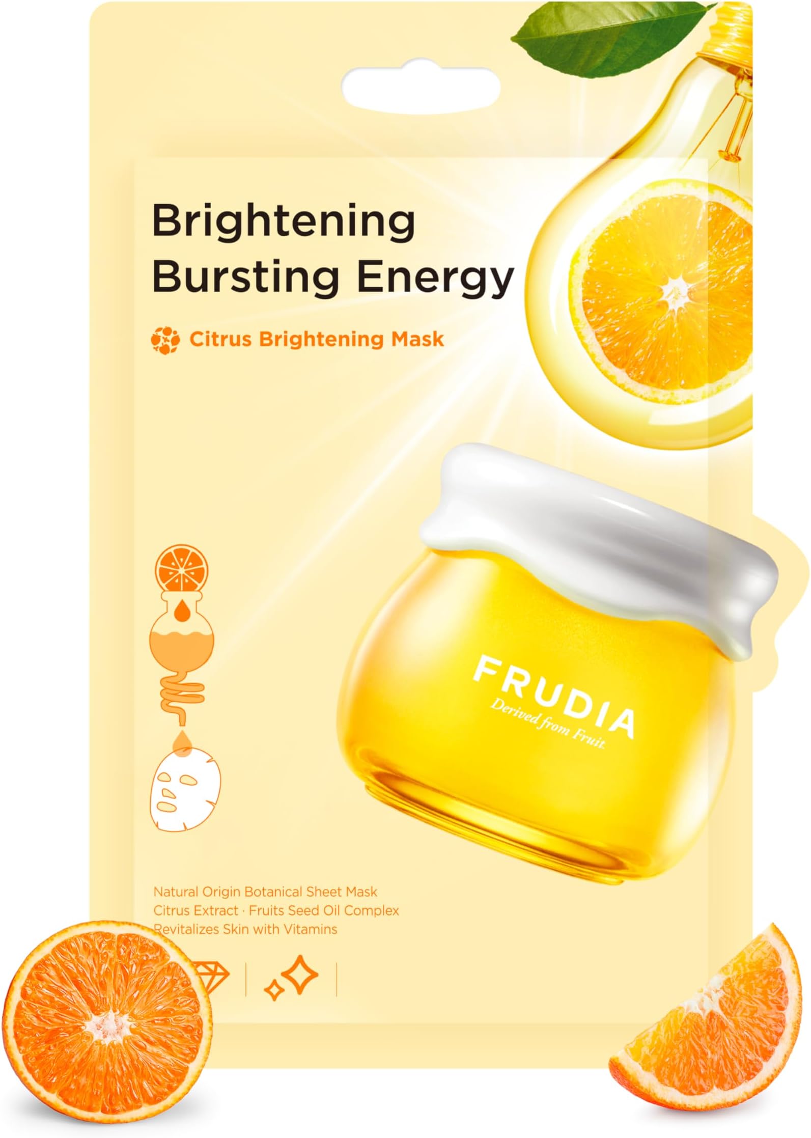 Amazon.com : FRUDIA Citrus Clarifying Mask (10 Pack), Vitamin C Korean ...