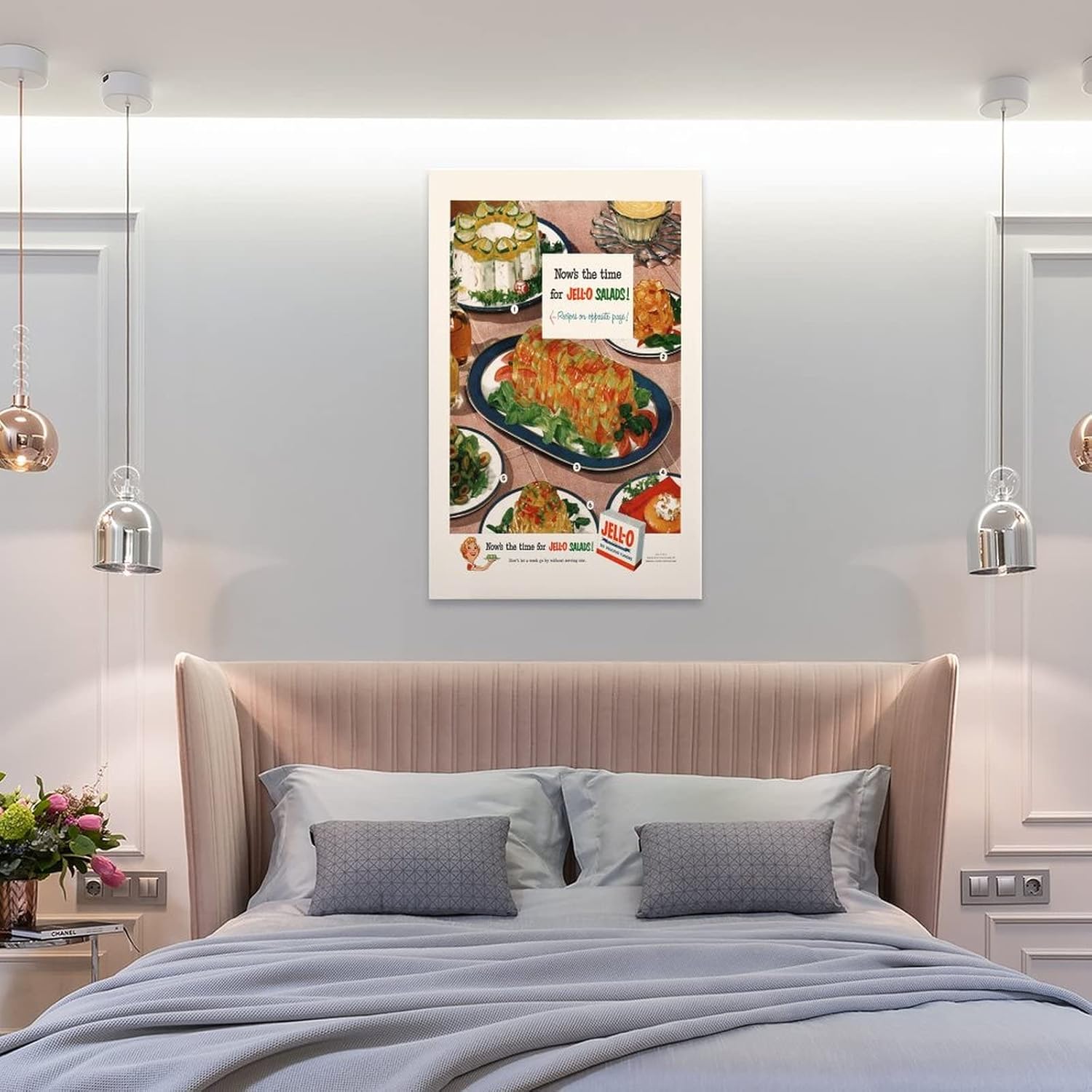 Kitsch AD Print – Gelatin Jelly Salad, Retro Print, Nostalgia Print ...