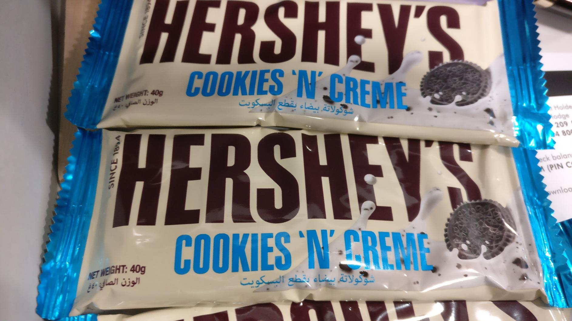 Hershey's Cookies N Creme, 40g- Pack of 3 : Amazon.in: Grocery ...