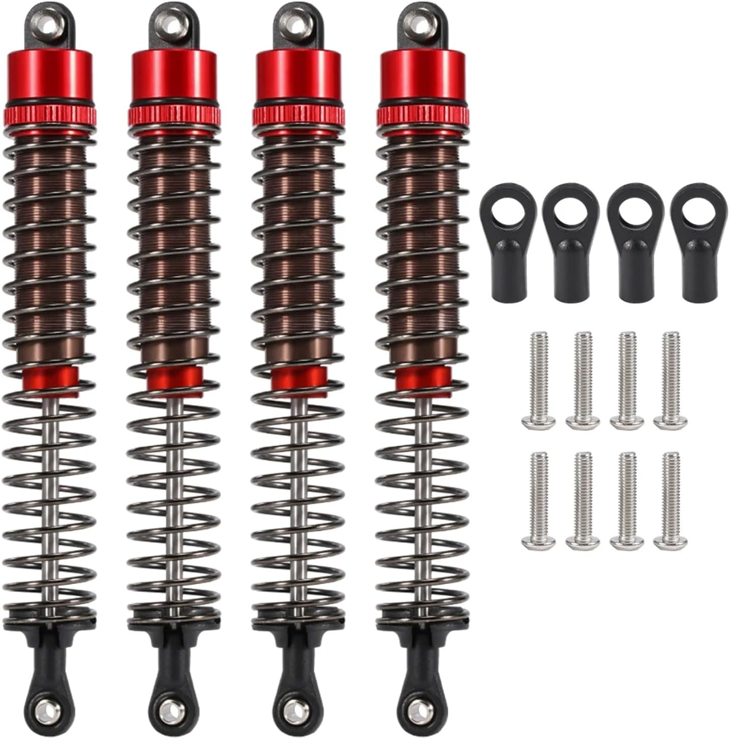 Amazon.com: AMK 4pcs RC Shocks Oil Leakproof 1/10 RC Shocks 52mm-120mm ...