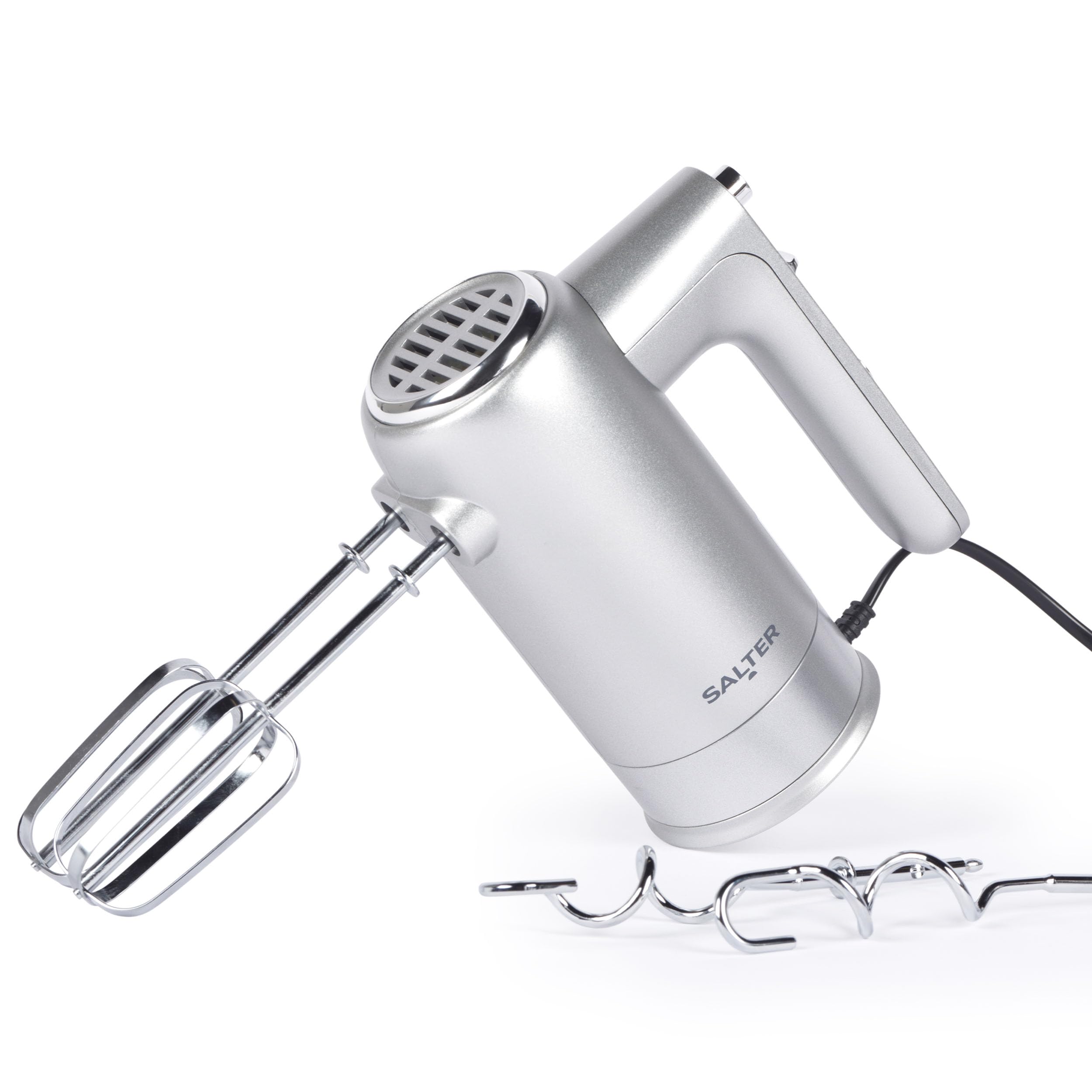 Salter EK5613BMMS Aspen Easy-Store Hand Mixer – Electric Baking Whisk ...