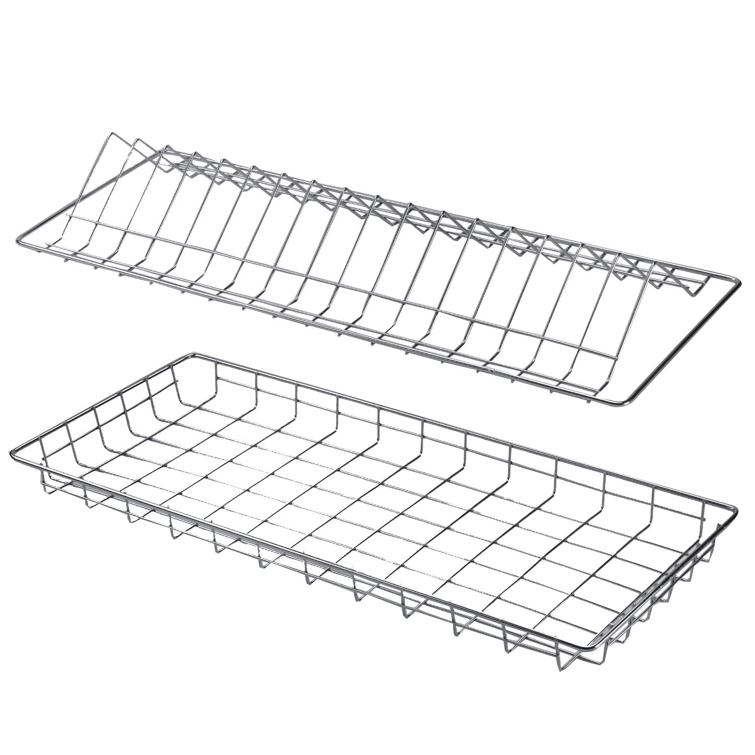 Wonderland Glass Tray Plate Tray in Stainless Steel (SS) Wire, Plate ...