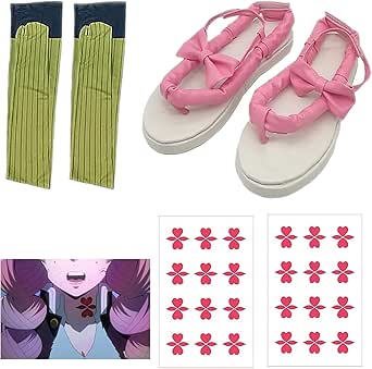 Amazon.com: RJZMMN Kanroji Mitsuri Socks Tattoo Anime Mitsuri Kanroji ...