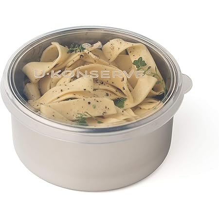 Amazon.com: U-Konserve Stainless Steel Round Food-Storage Lunch ...