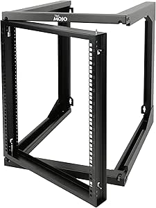 Amazon.com: Tecmojo 12U Wall Mount Server Rack, Open Frame Network Rack for 19" Computer/AV/Data ...