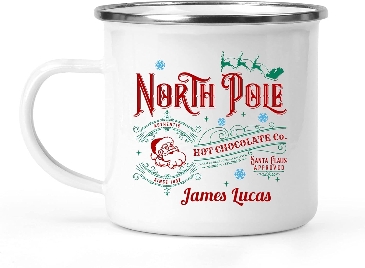 Amazon.com: MDPrints Global Personalized Hot Cocoa Mugs for Kids ...