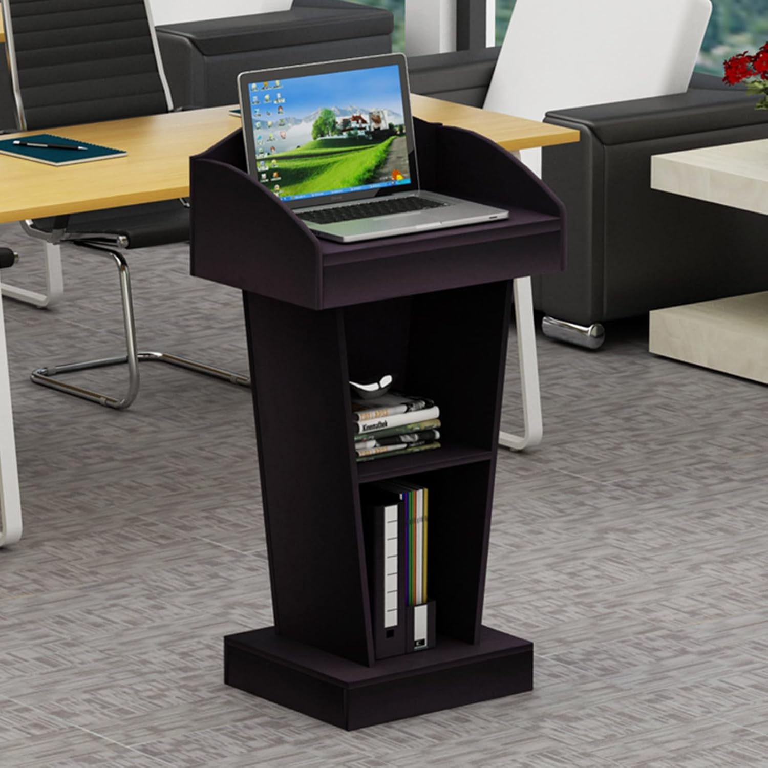 Amazon.co.jp: Lecture Stand, Lecture Stand, Acrylic School Teacher Post ...