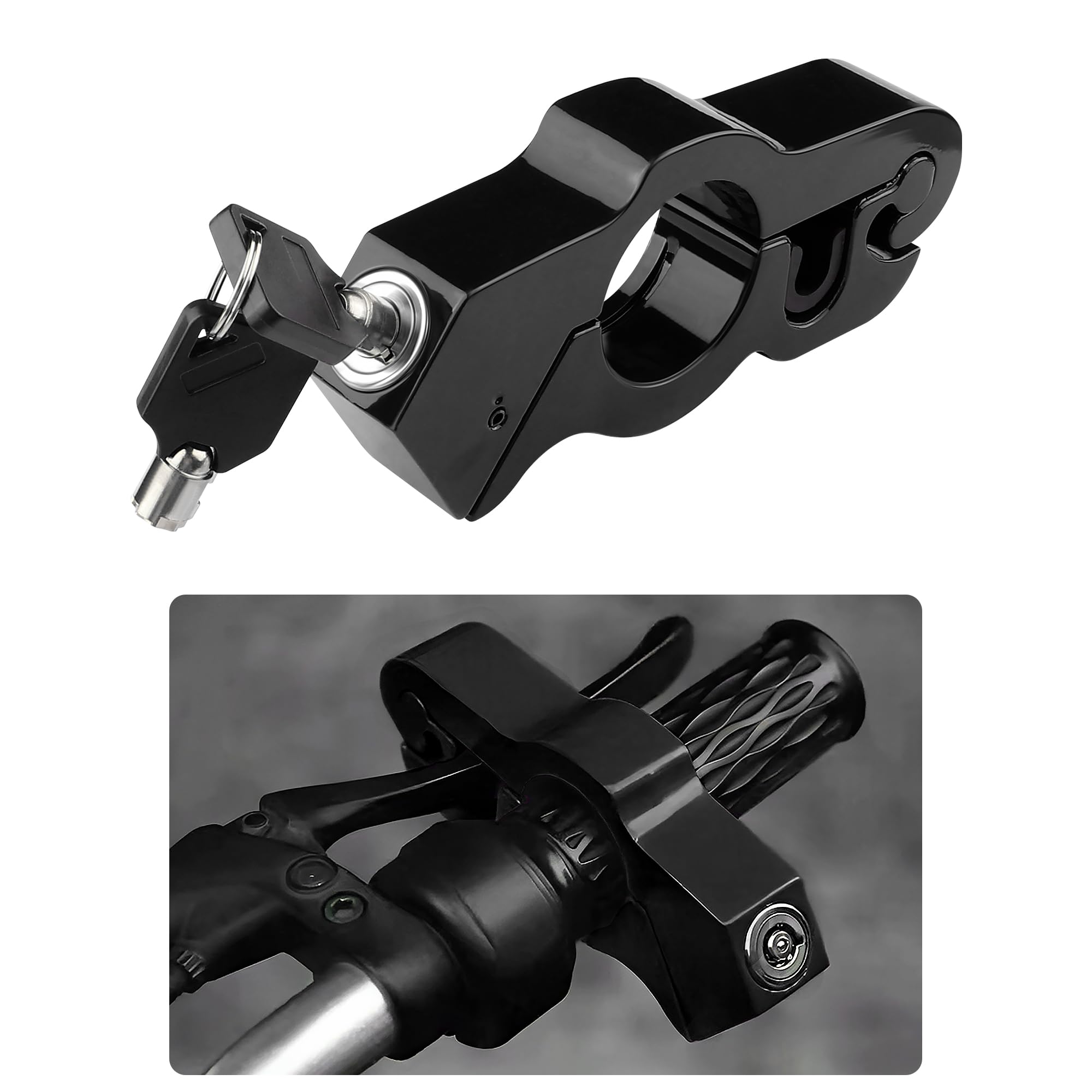 Amazon.com: Motorcycle Throttle Lock with 2PCS Keys,Heavy Duty ...