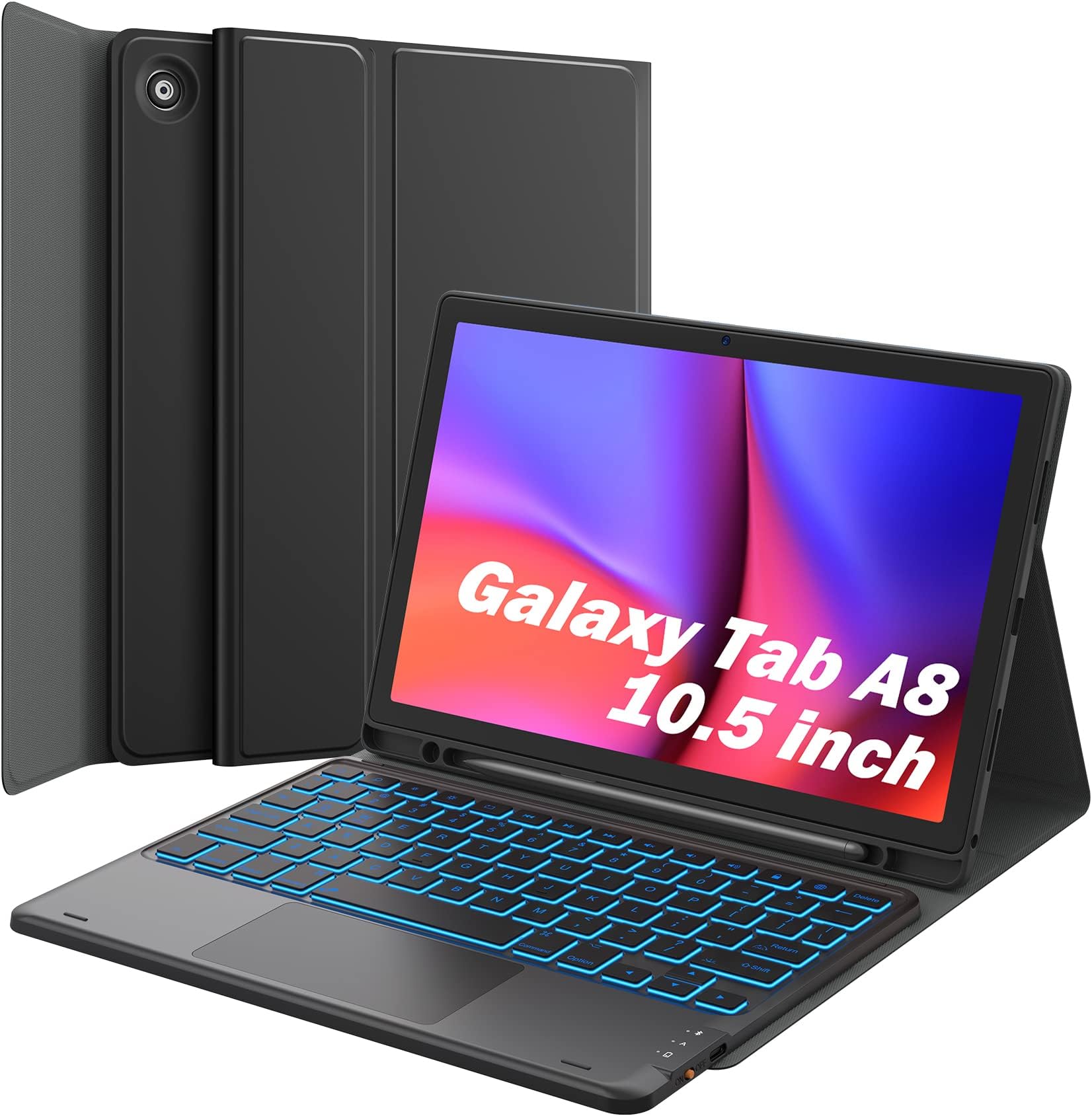 Amazon.com: Fintie Keyboard Case for Samsung Galaxy Tab A 10.5 2018 ...