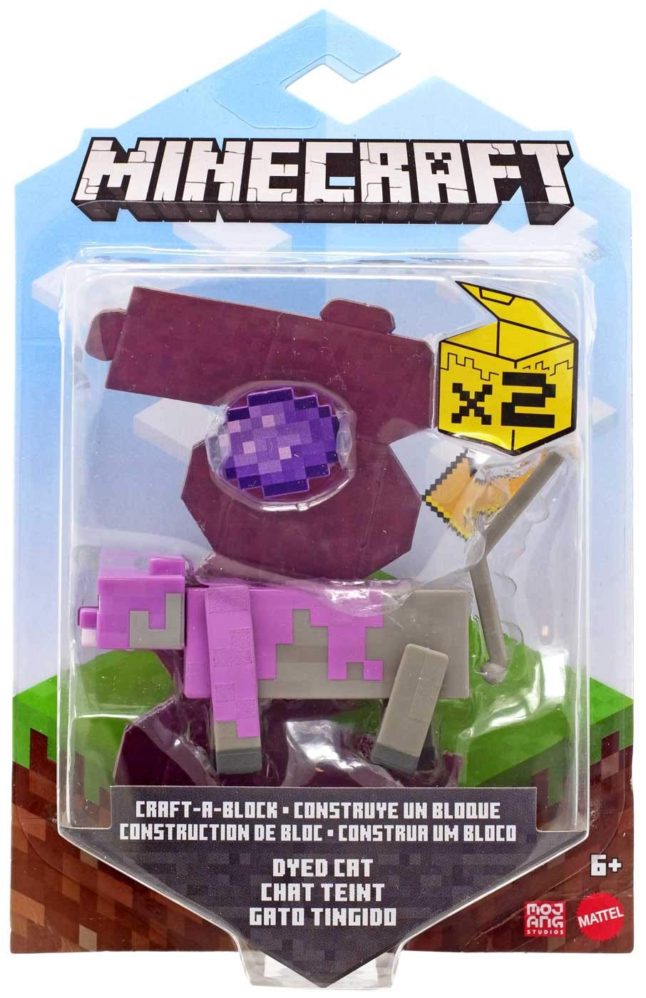 Buy Mattel Minecraft Craft-A-Block Assortment Figures, Authentic ...