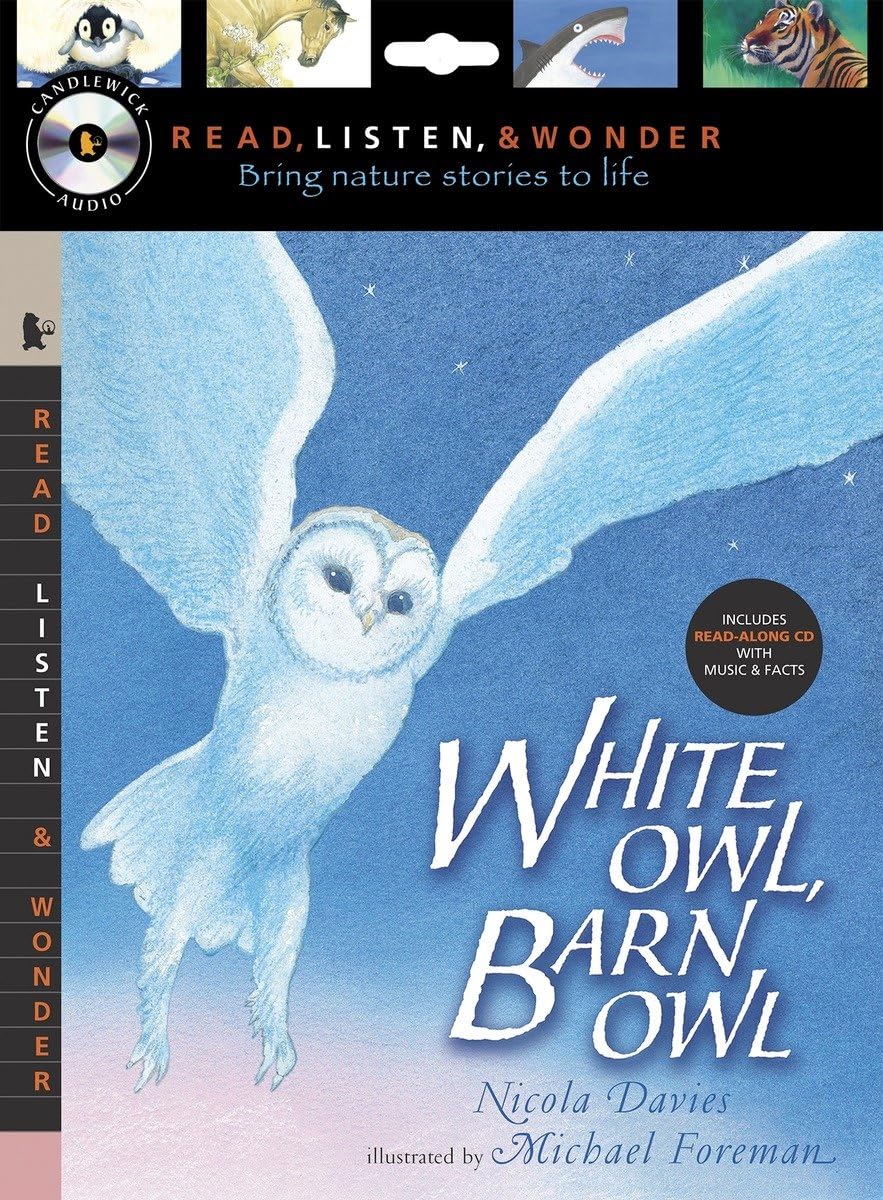 White Owl, Barn Owl with Audio, Peggable: Read, Listen, & Wonder ...