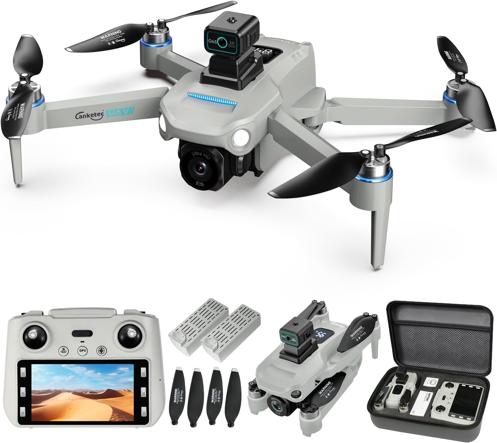 Amazon.com: 8K Camera Drones for Adults - V168 5G HD Brushless GPS ...