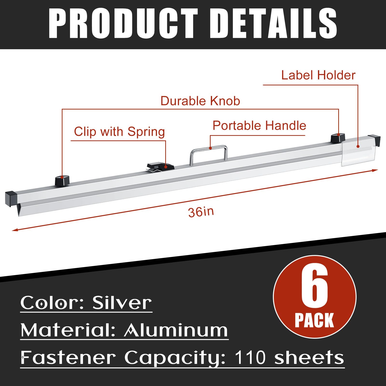 Snapklik.com : Estune 12 Pcs 36 Inches Blueprint Hanging Clamps ...