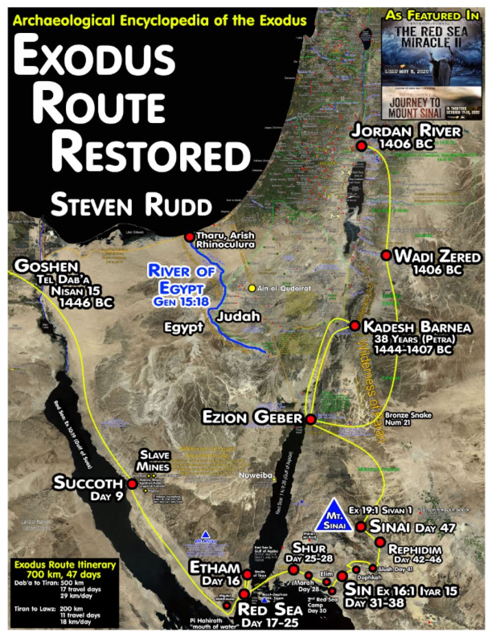 Exodus Route Restored: Archaeological Encyclopedia of the Exodus: Rudd ...