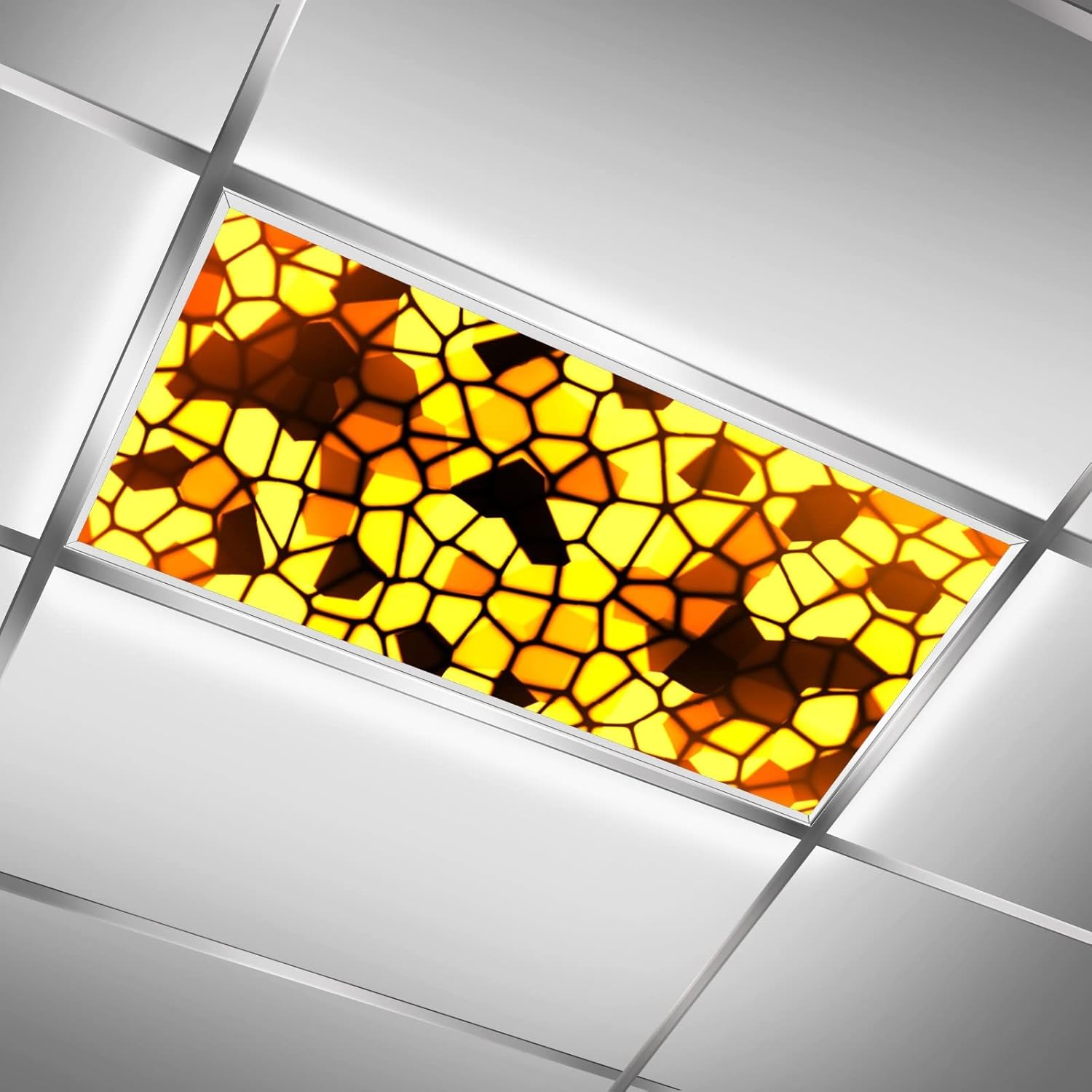 MSINMKOK Fluorescent Light Covers for Classroom Kitchen Office ...