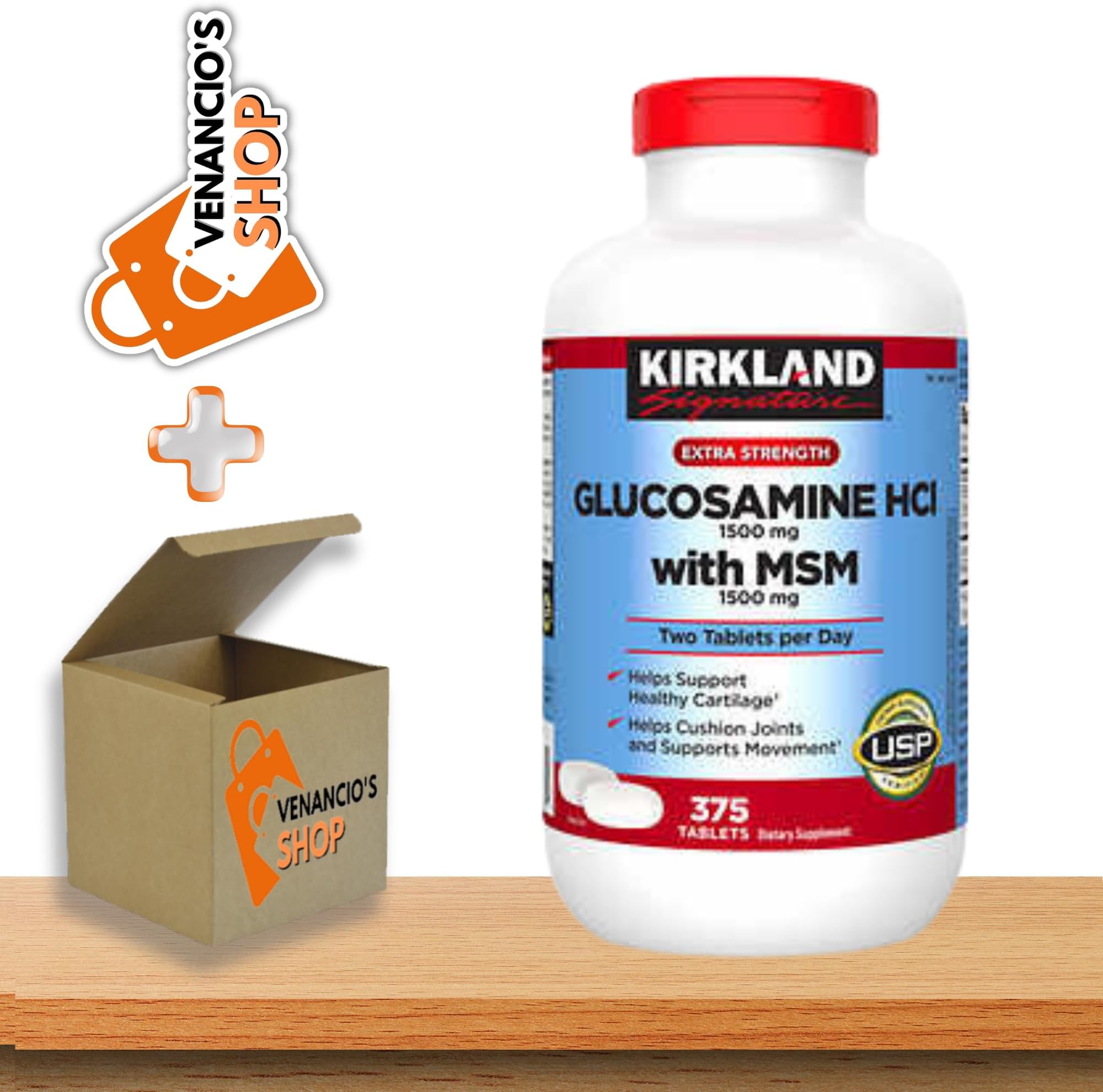 Amazon.com: Kirkland Signature Extra Strength Glucosamine HCI 1500mg ...