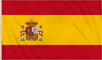 Storm&Lighthouse Spain Spanish Flag European Flags 5ft x 3ft with ...