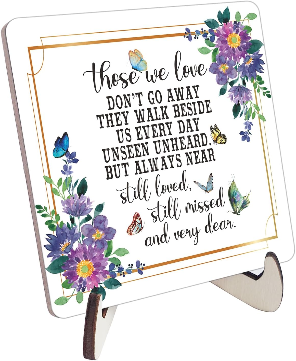 Amazon.com: Sympathy Gifts Table Sign Decor, Keepsake Memorial ...