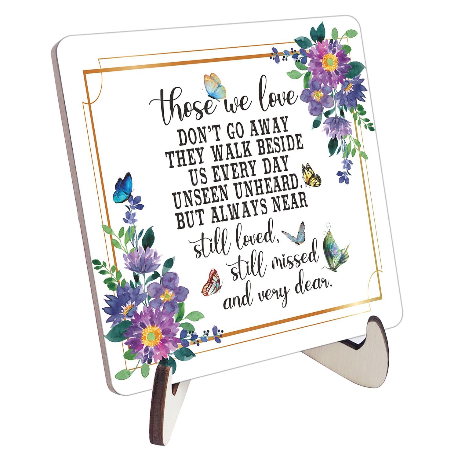 Amazon.com: Sympathy Gifts Table Sign Decor, Keepsake Memorial ...