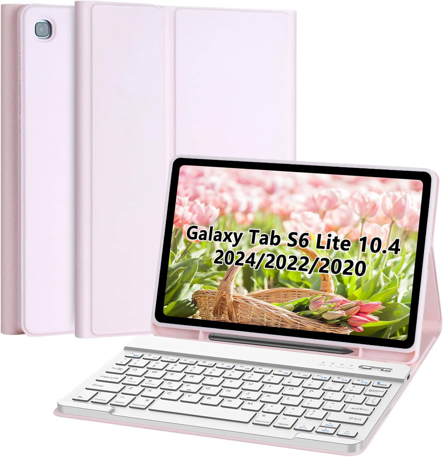 Samsung Tab S6 Lite Case with Keyboard, Samsung Galaxy S6 Lite Tablet ...