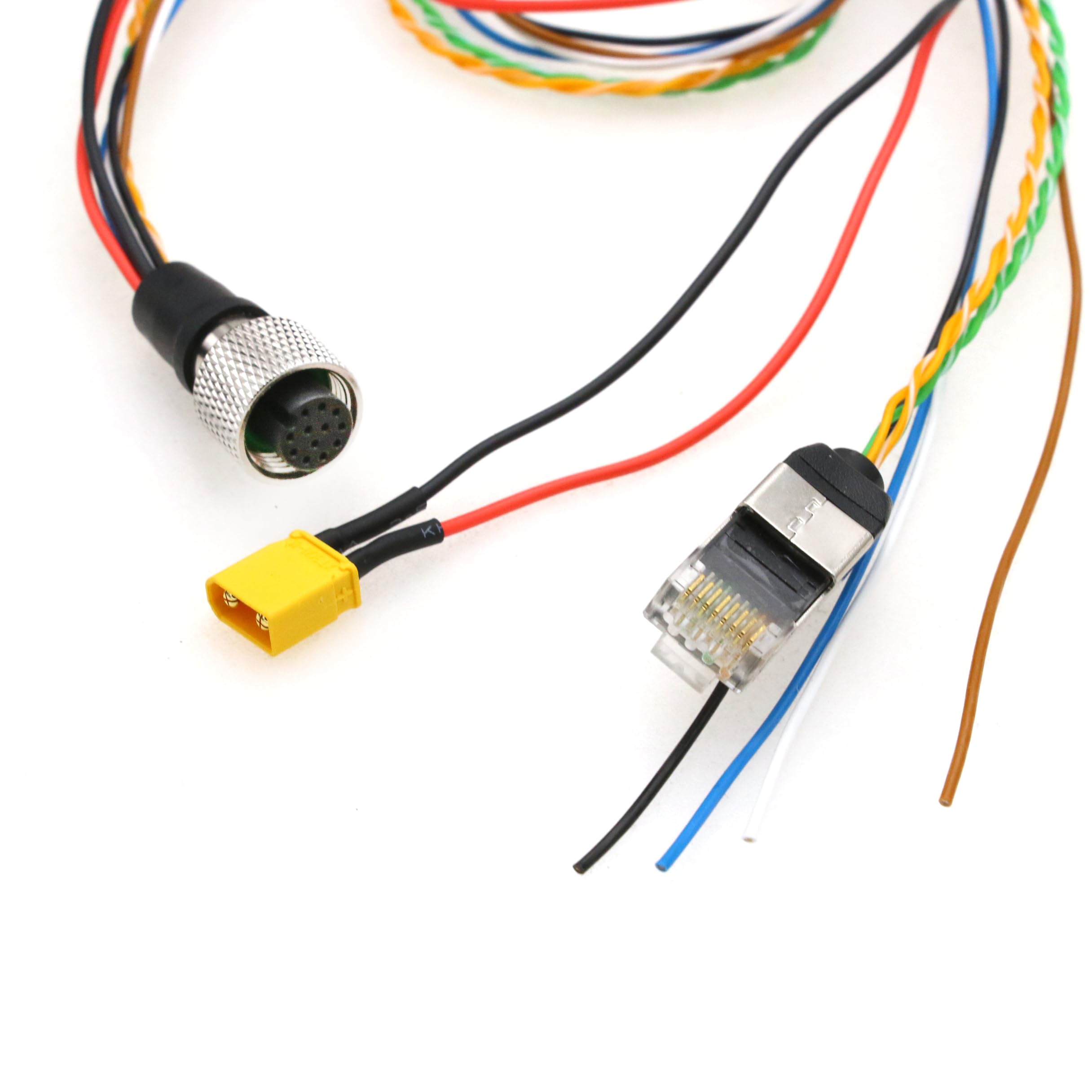Ethernet Splitter 1 To 3 DJI Livox Mid-360 LiDAR Sensor Cable - M12 To ...