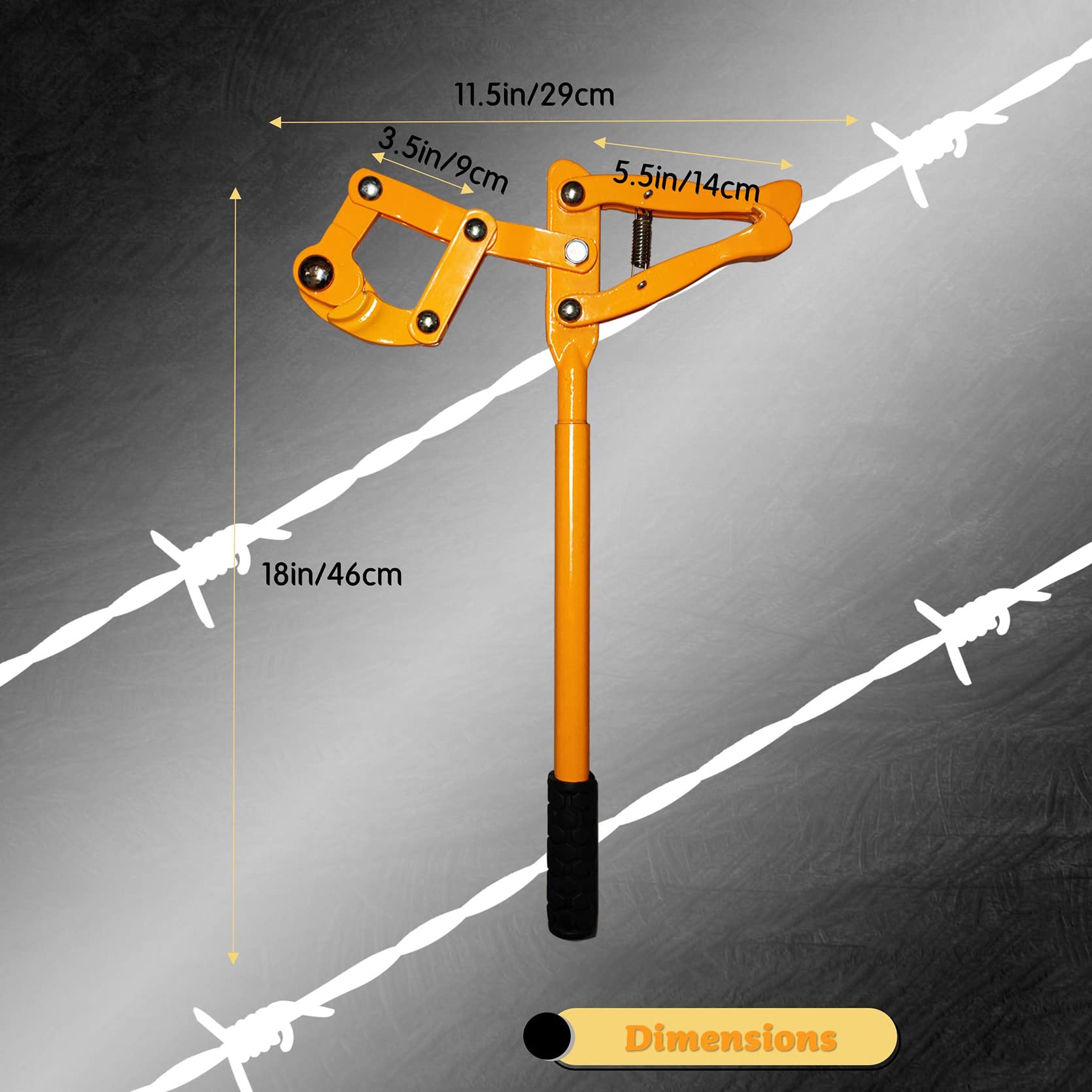 Snapklik.com : Chain Fence Strainer,Barbed Wire Stretcher Tool,Woven ...