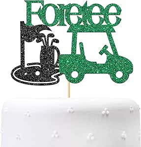Amazon.com: Maicaiffe Golf Foretee 40th Birthday Cake Topper - Sport ...