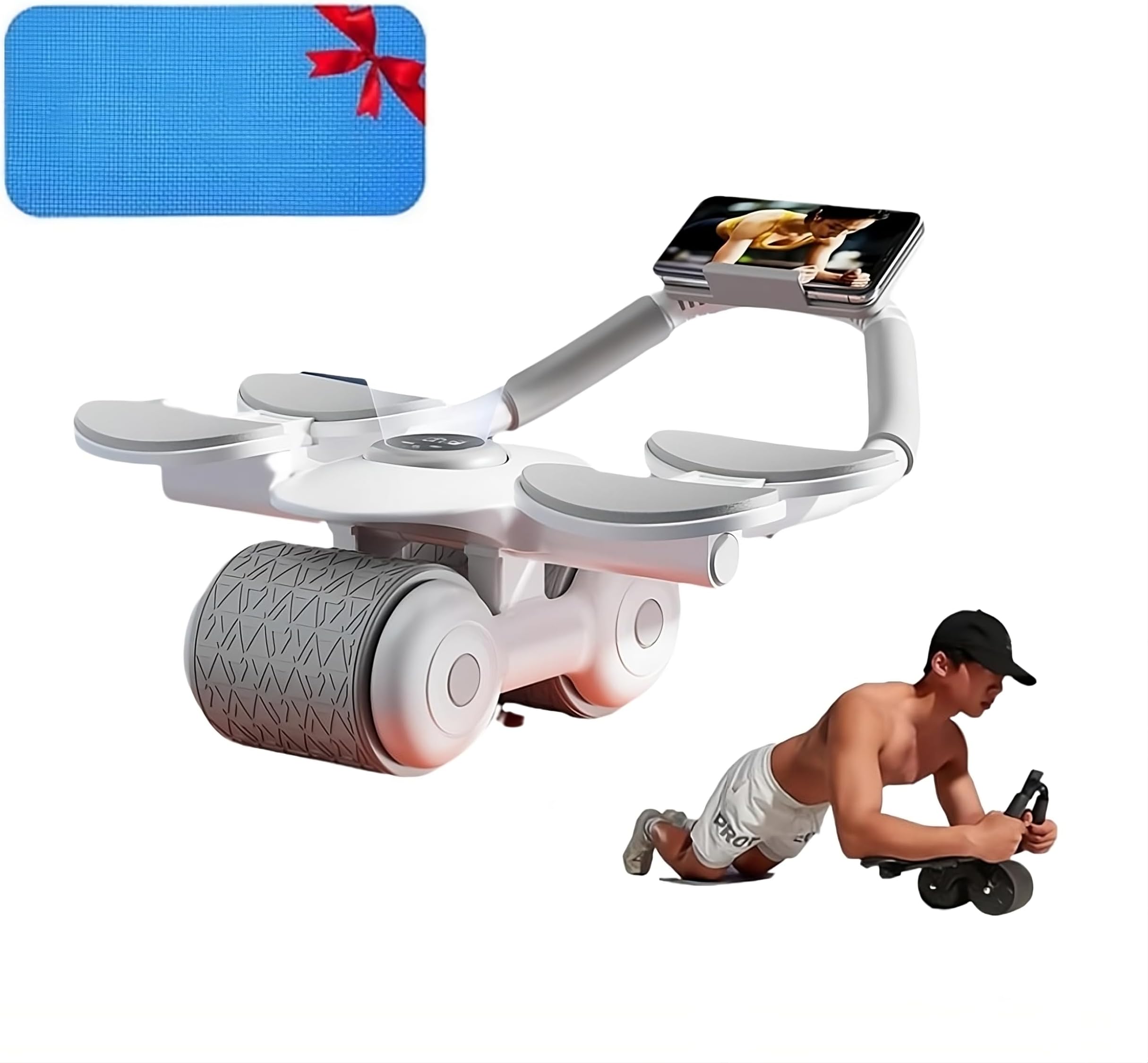PrimoPace Ab Roller Wheel 4 with Elbow Supports | Enhance your workout ...
