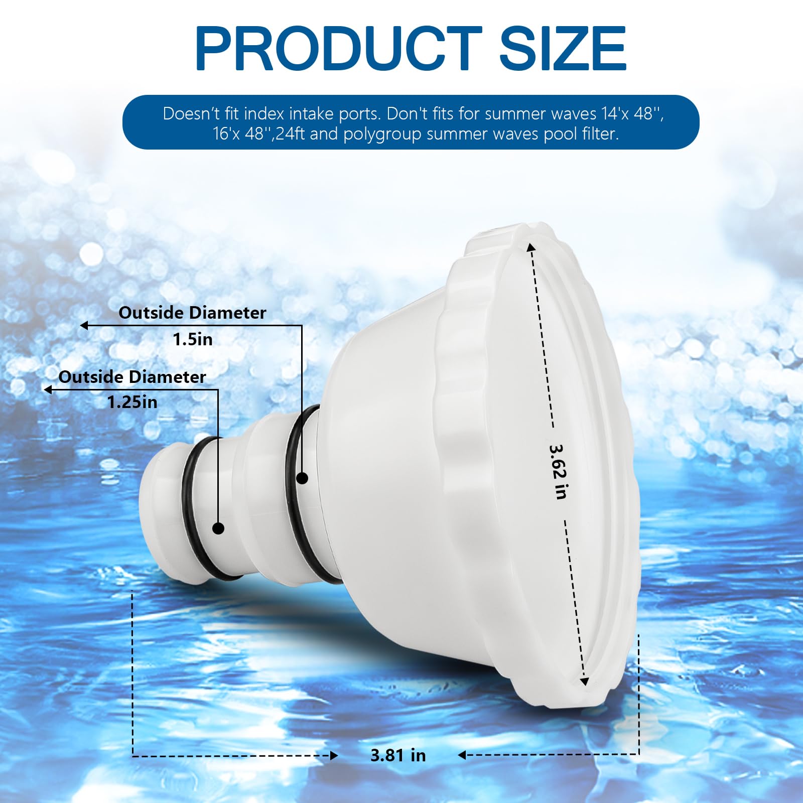 Snapklik.com : Vacuum Adapter RP/RX Skimmer Attachment Replacement For ...