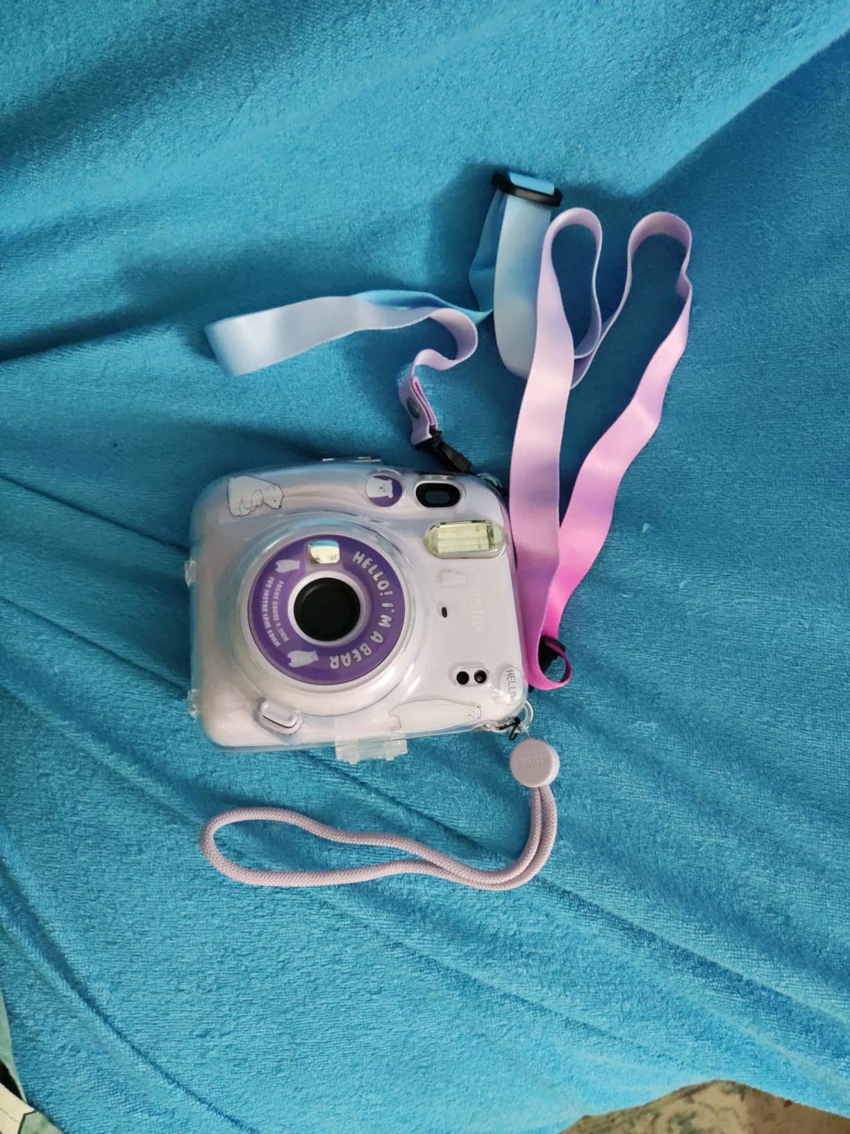 ZORBES® Instax Mini 11 Case Cover, Crystal Protective Camera Case for ...