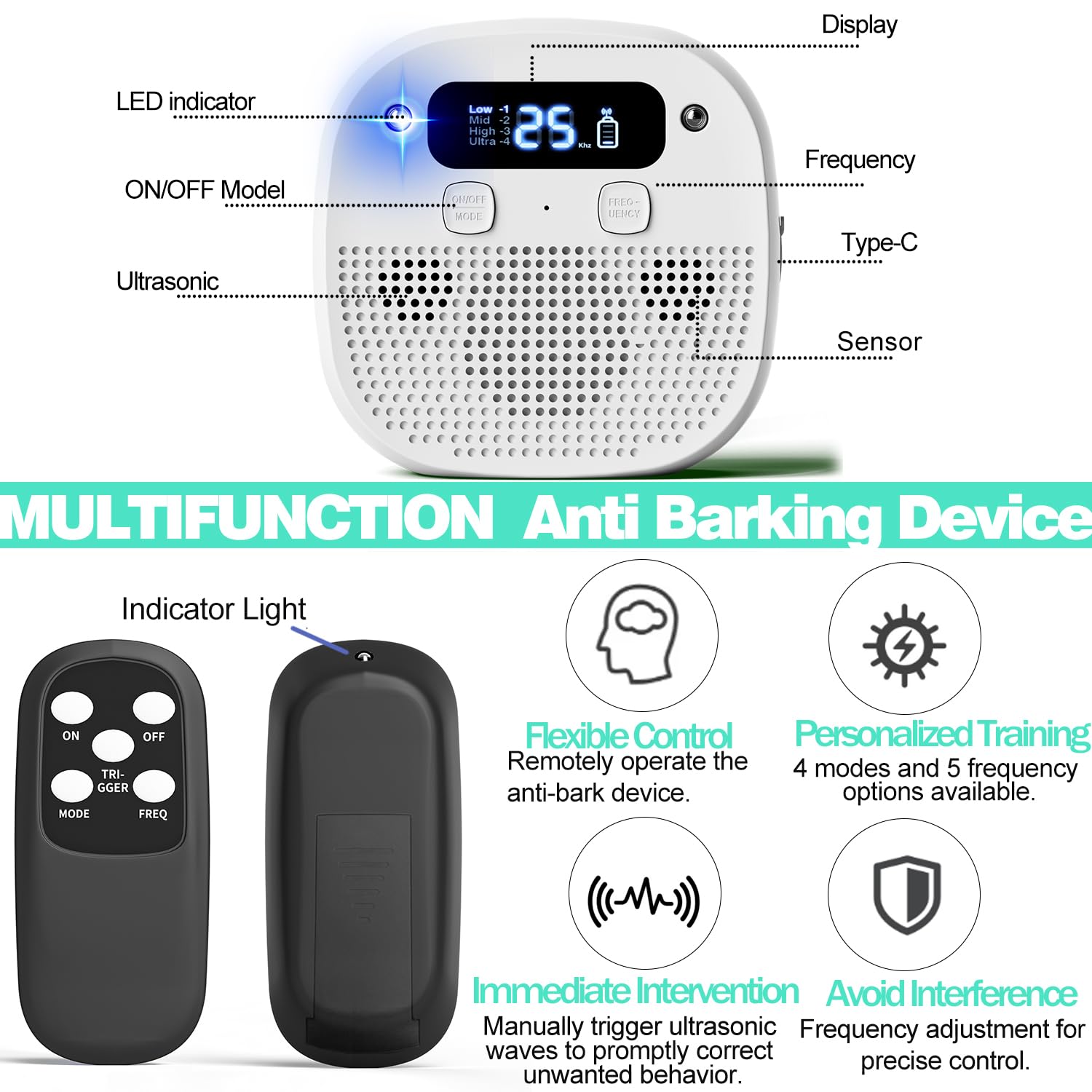 Nps Dog Bark Deterrent Devices 2024 Ultrasonic Anti-Barking Device ...