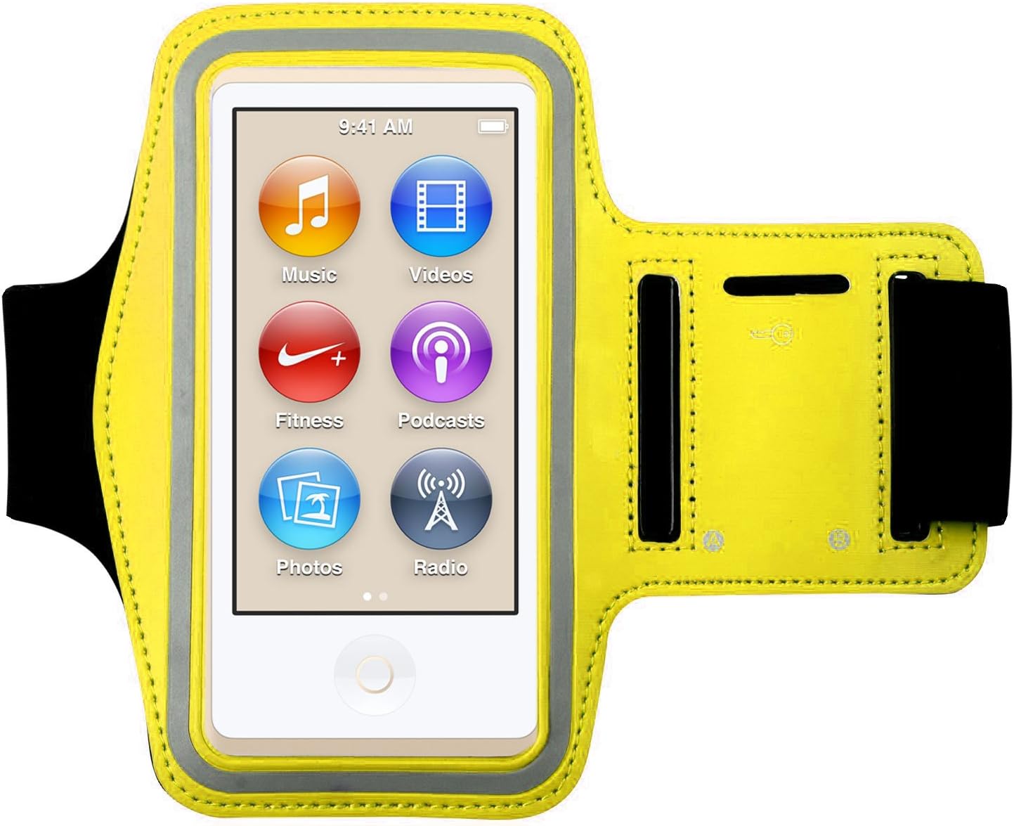 iGadgitz Water Resistant Neoprene Sports Gym Jogging Armband for Apple ...